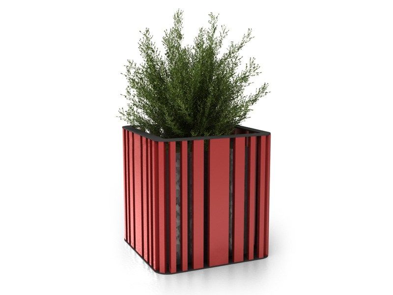 MOKO Powder coated steel Flower pot By LAB23 | design Gibillero Design
