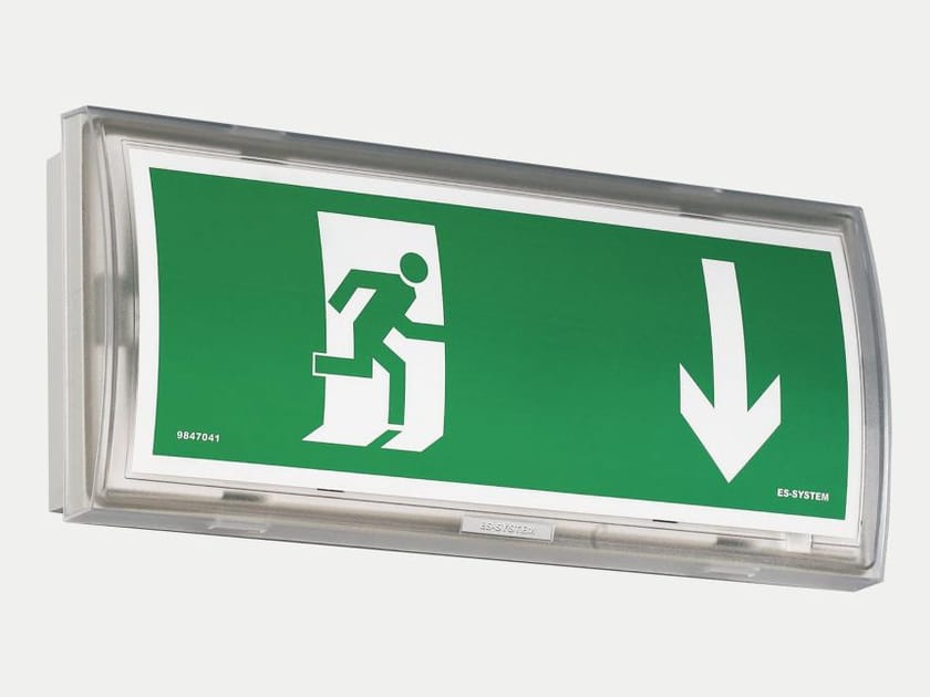 LED wall-mounted emergency light MONITOR1 IP65 By ES-SYSTEM