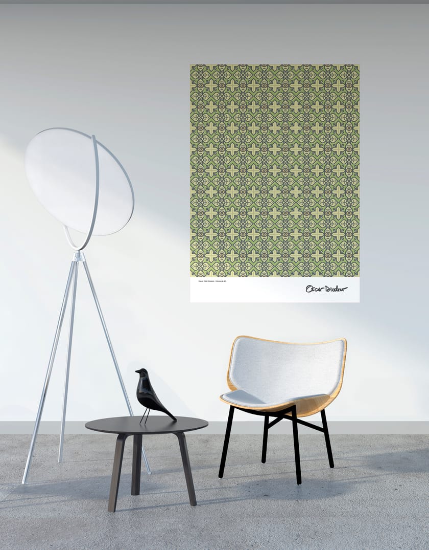 Sticker mural à motifs en PVC MONOCLE | Poster Collection PPPoster By ...