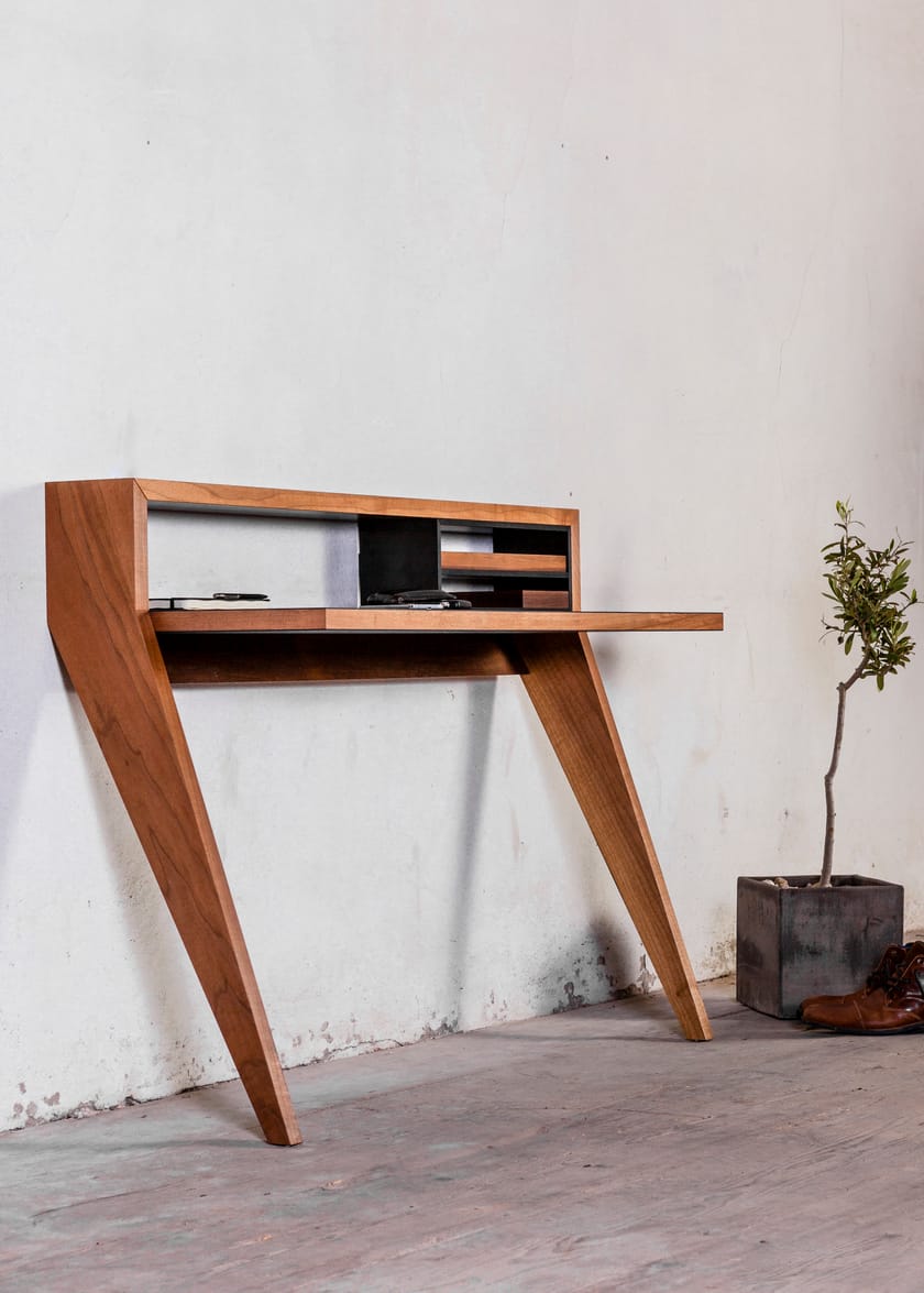 Wooden secretary desk MONSIEUR ROUSSEAU By JACOBY