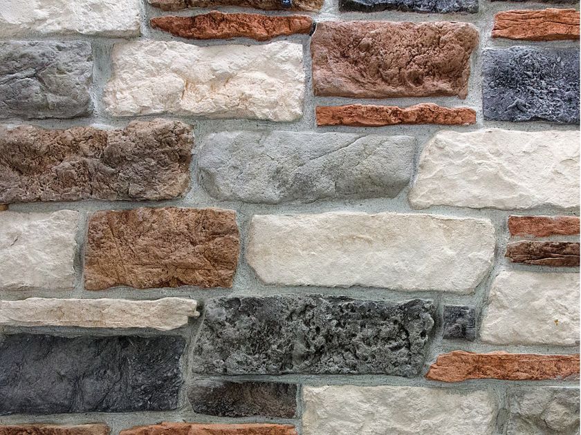 Reconstructed stone wall tiles MONTENERO By Decor