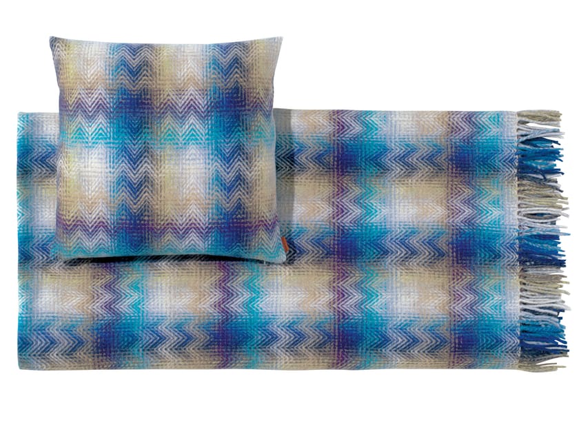 Multi-colored wool lap robe MONTGOMERY Master Moderno Collection By ...