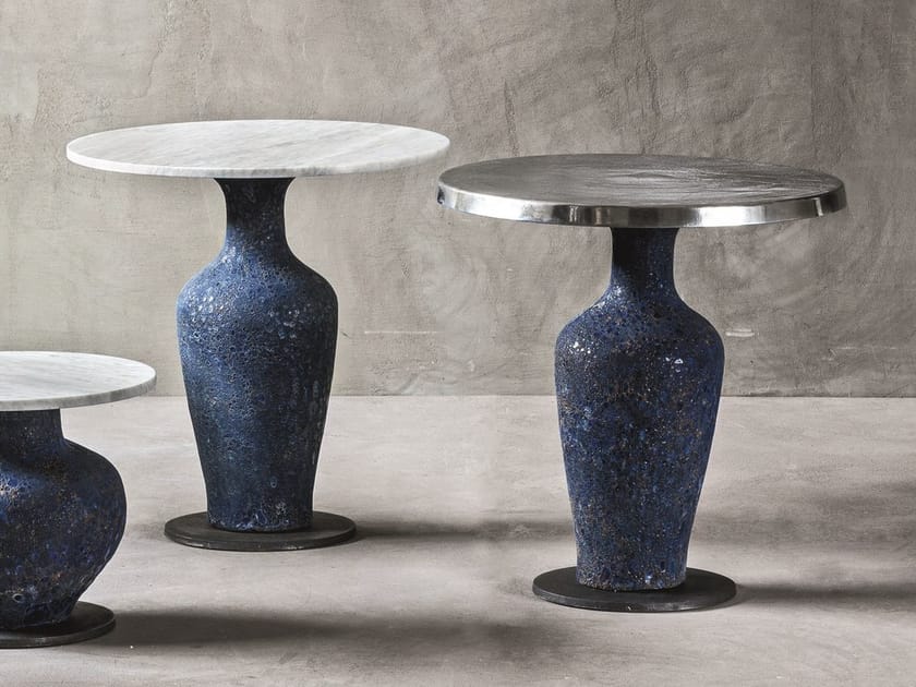 Round ceramic coffee table for living room MOON 40 Moon Collection By ...