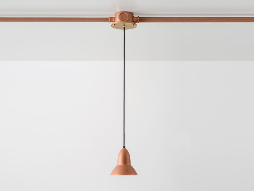 MULTIBOX SYSTEM Luminária pendente LED de cobre By Aldo Bernardi
