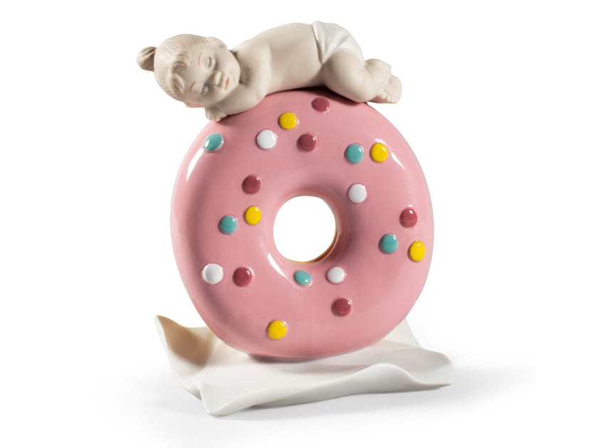 MY SWEET LOVE BABY GIRL Objeto de decoração de porcelana By Lladró