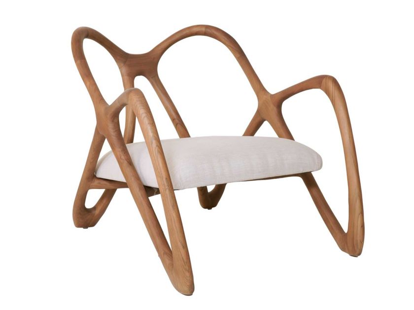 Poltrona in teak con braccioli NANTO | Poltrona - Il Giardino di Legno ...