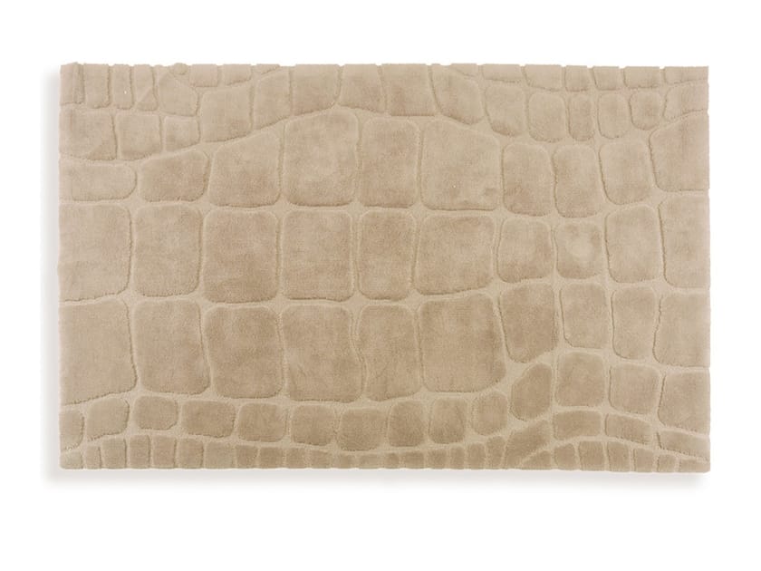 NEW COCCO Rectangular wool rug By Formitalia