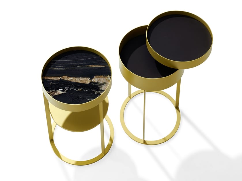 NIGHT | Metal bedside table By Draenert design Stephan Veit