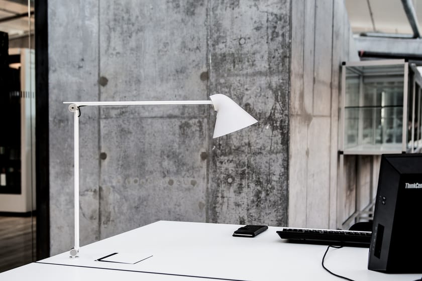 NJP LED adjustable clamp light By Louis Poulsen | design Nendo