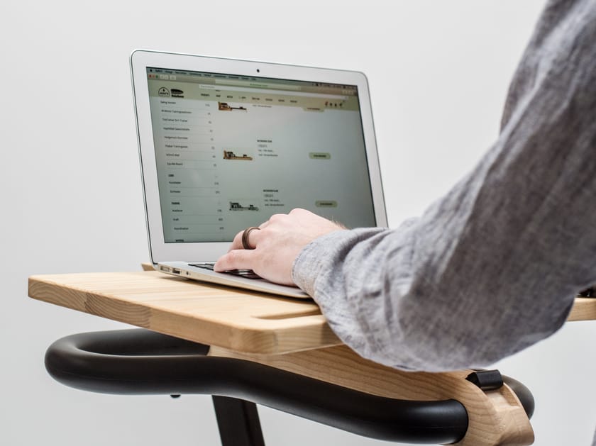 NOHRD BIKE Wooden exercise bike By WaterRower Nohrd