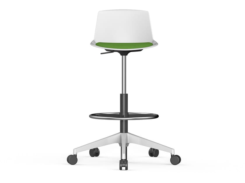 NOOM | Stool with castors Noom Collection By ACTIU design Alegre Design