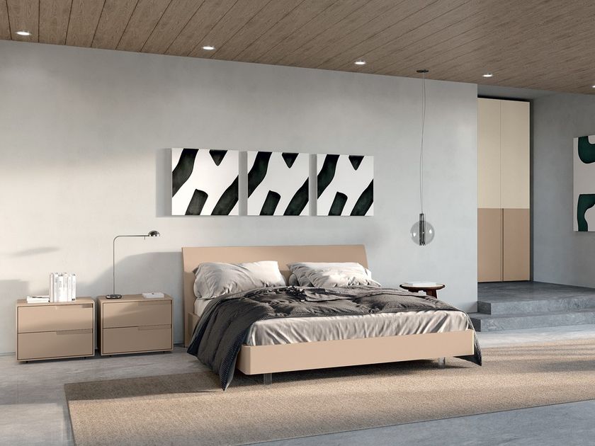 Melamine-faced chipboard bedroom set NOTTE. / 01 By Febal Casa