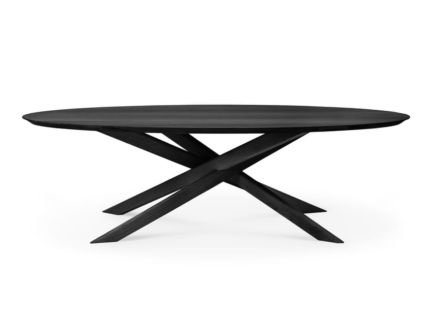 OAK MIKADO BLACK | Oval table Oval oak table By Ethnicraft | design ...