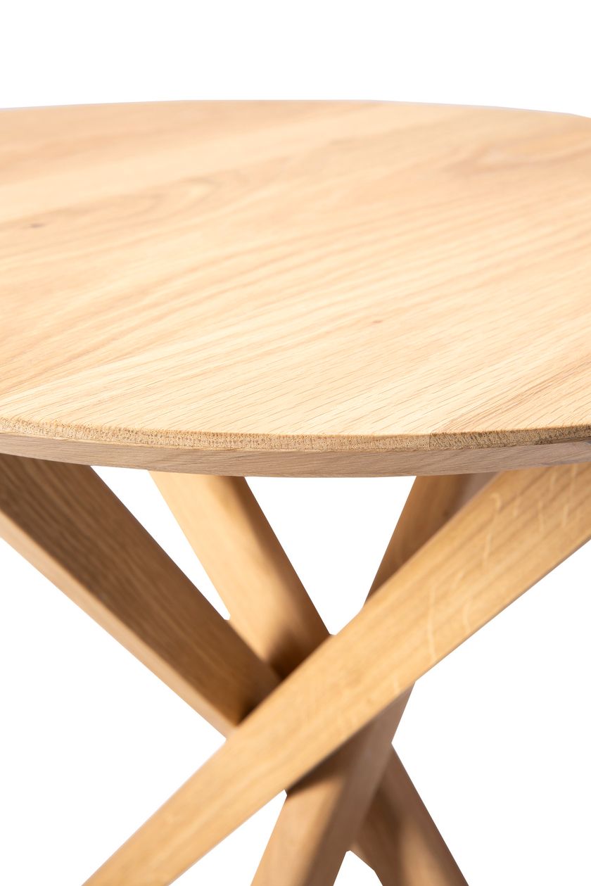 OAK MIKADO | Round coffee table Oak Mikado Collection By Ethnicraft ...