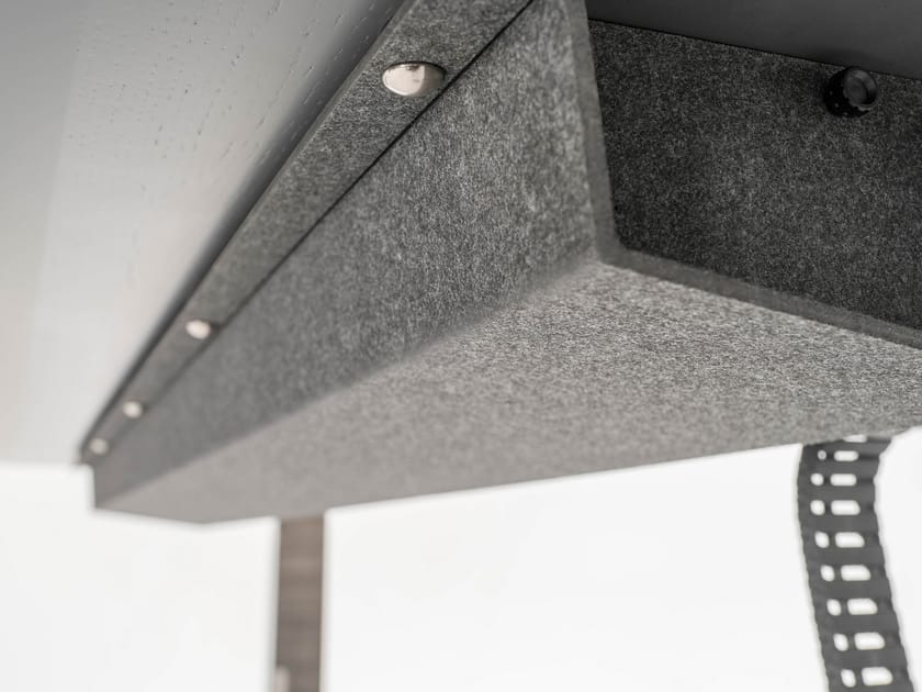 UPSITE Height-adjustable rectangular office desk By RENZ