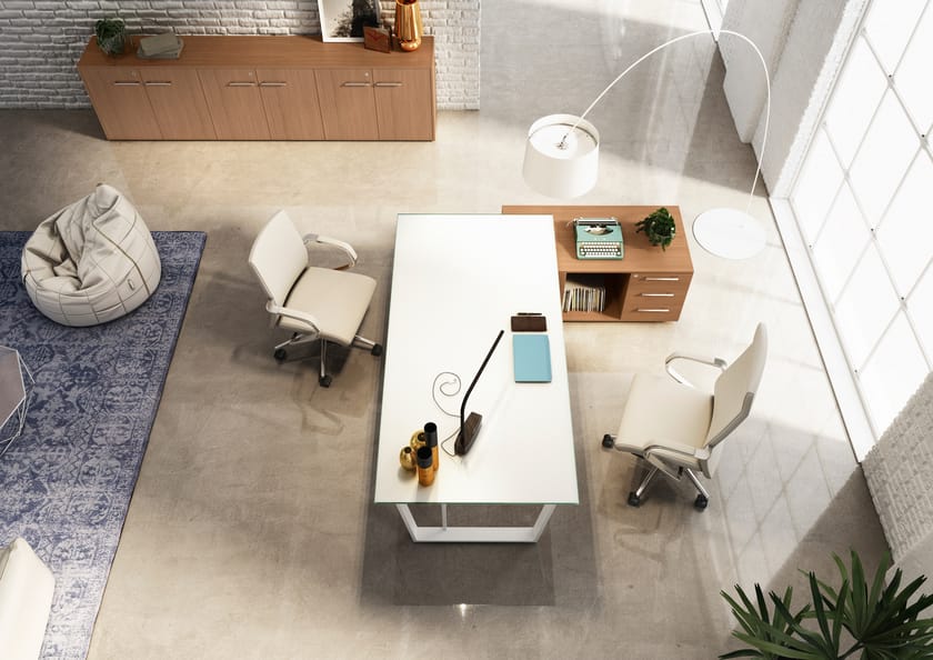 VESSEL | Office desk with drawers By Styloffice