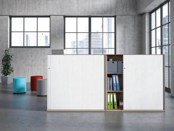 ACTA.FERRO | Office storage unit with sliding doors Acta.ferro ...