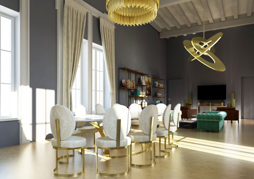 OLA Oval steel and marble dining table By ZALABA Design | design Ginger ...