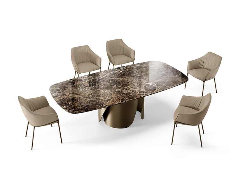 ONDA | Tavolo in marmo By EFORMA design Ollen Pal