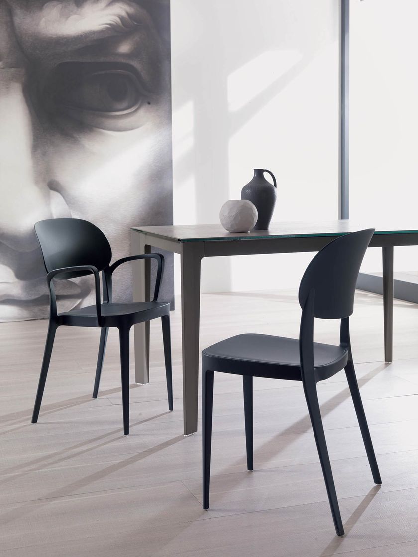 OPERA | Glass ceramic table By Ozzio Italia design Marco Pozzoli