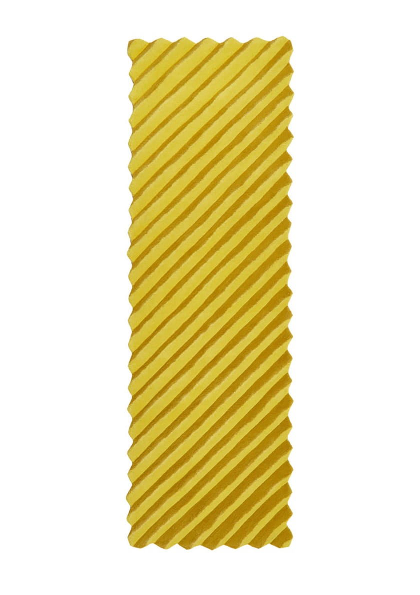 Handmade rug OPTICK LDF 2019 Collection By FLOOR_STORY design Kitty Joseph