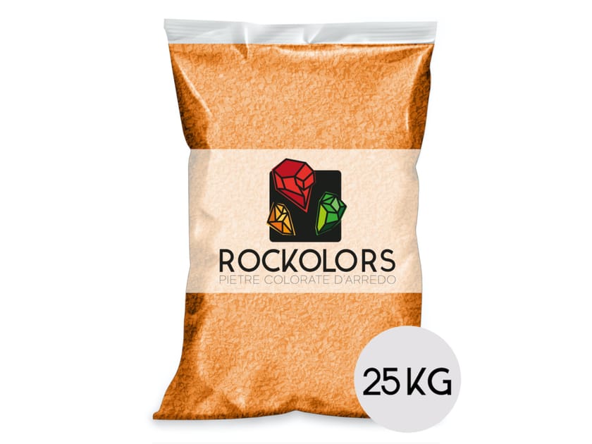 Natural aggregate ROCKOLORS ORANGE BLOSSOM Rockolors Original ...
