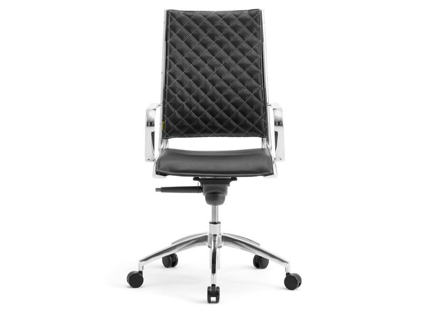 ORIGAMI TD | High-back office chair Fabric office chair with armrests ...