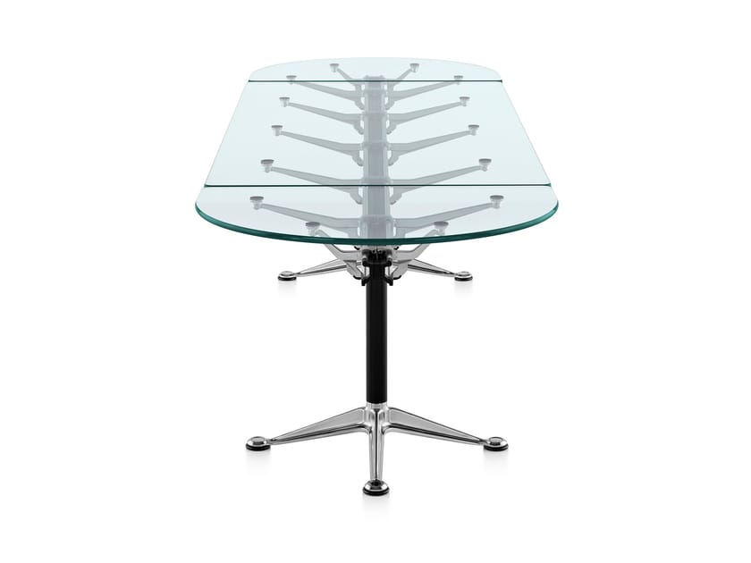 BURDICK | Oval meeting table Burdick Collection By Herman Miller design ...