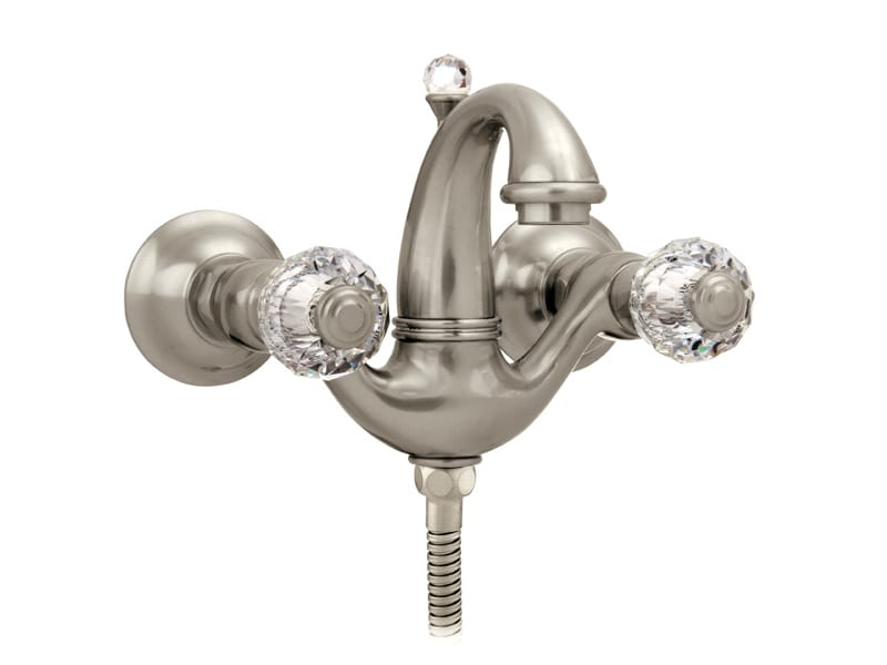 PACIFICA Brass bathtub tap with Swarovski® crystals By Bronces Mestre