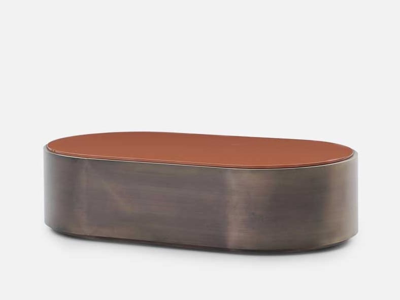 PANAREA | Oval coffee table Oval metal coffee table By Casa | design ...