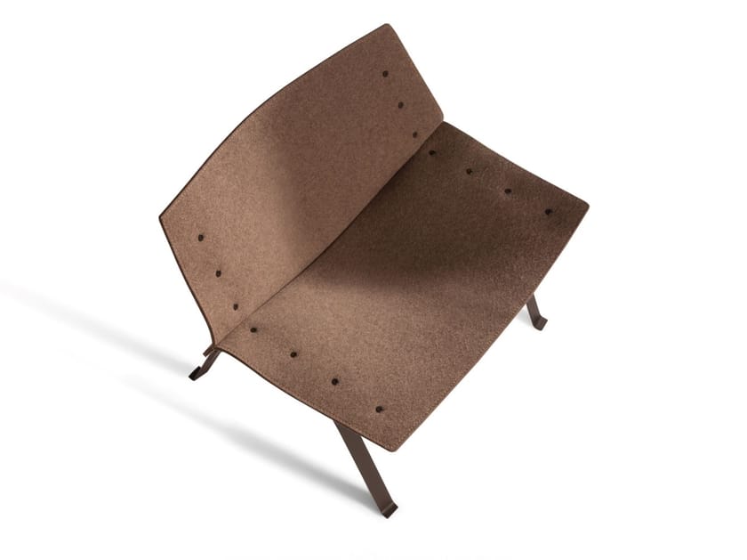 Wool felt easy chair PANEL 517L Panel Collection By Capdell design Lucy ...