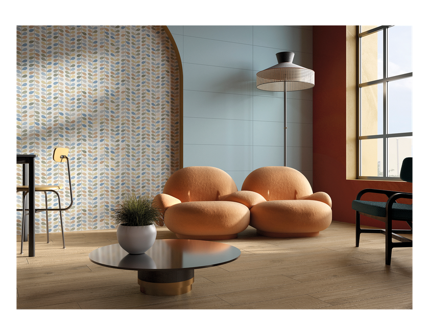 Rivestimento in gres porcellanato effetto cemento PANTONE TWIG ...