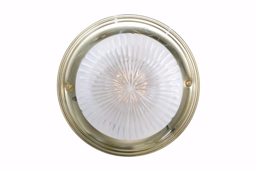 Handmade brass ceiling lamp PAPA 8/12 Papa Collection By Patinas Lighting