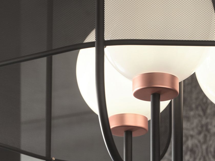 Painted metal chandelier PAPILIO S5 Papilio Collection By Masiero ...