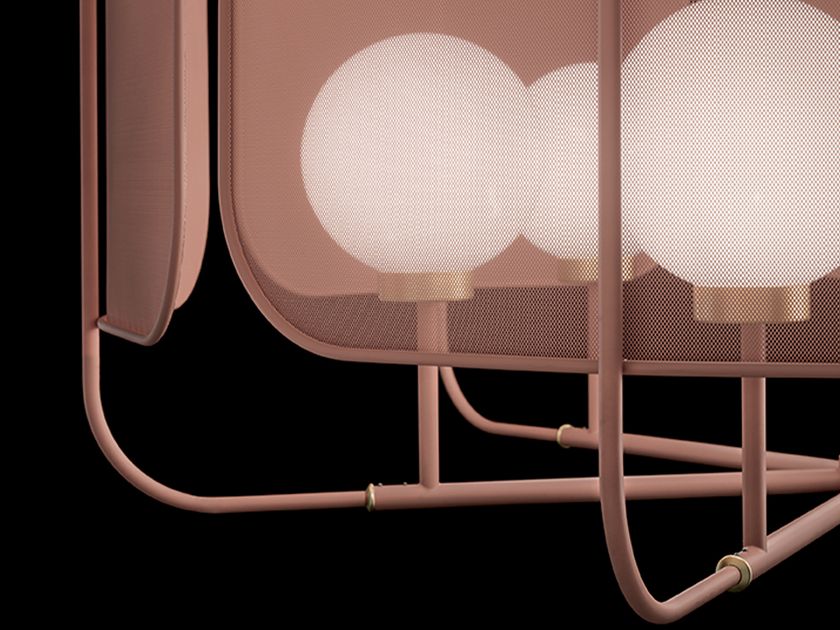 Painted metal chandelier PAPILIO S5 Papilio Collection By Masiero ...