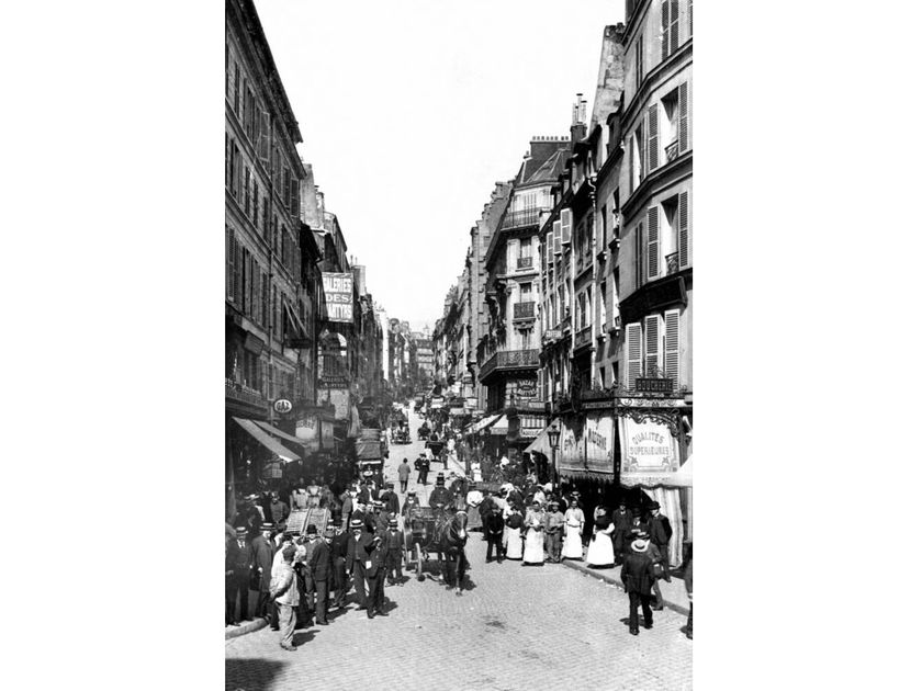 Stampa fotografica PARIGI RUE DES MARTYRS Collezione Fotografie urbane ...