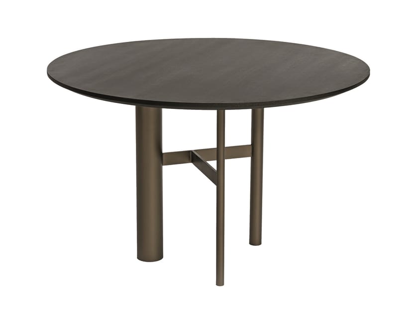 PARK Round wooden dining table By Shake