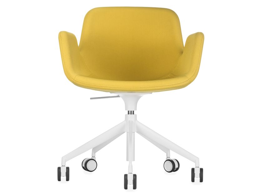 PASS Height-adjustable fabric office chair with 5-Spoke base By Lapalma ...