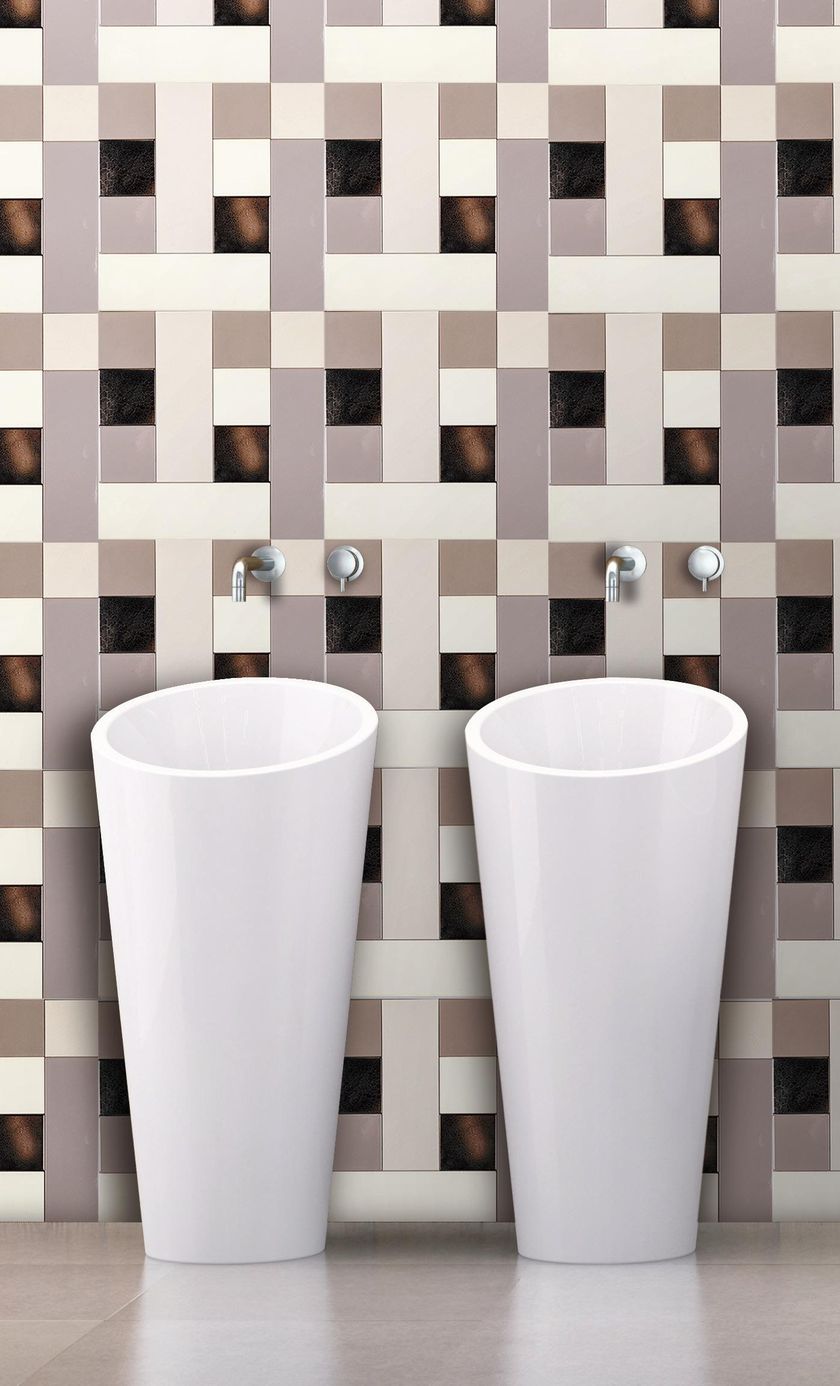 Indoor faïence wall tiles PATCHWORK MO.DE. | PM2 Patchwork Mo.De ...