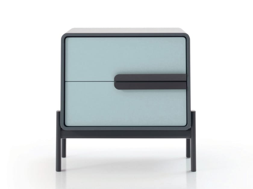 ARYA Rectangular MDF bedside table with drawers By CorteZari | design ...