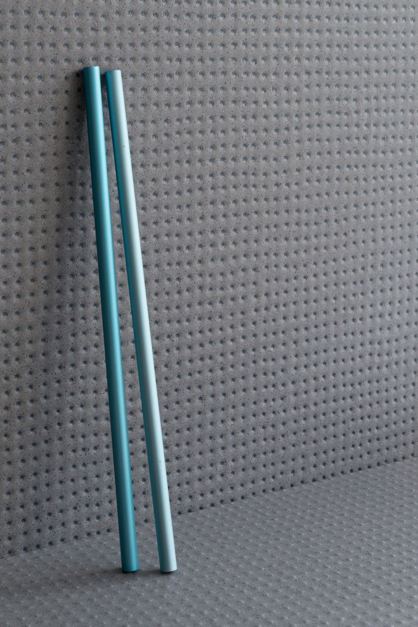 PICO ANTHRACITE BLUE DOTS wall tiles porcelain stoneware By Mutina