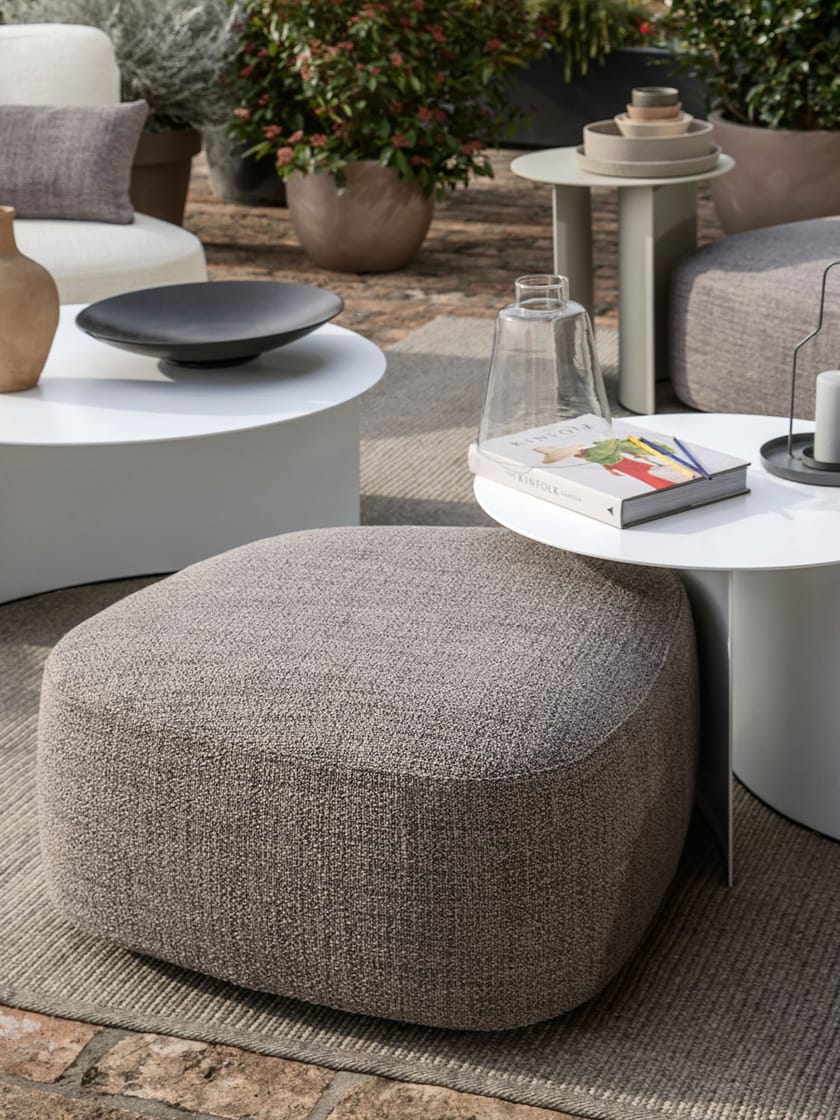 PIERRE Pouf da giardino sfoderabile in tessuto By Flou | design Studio ...