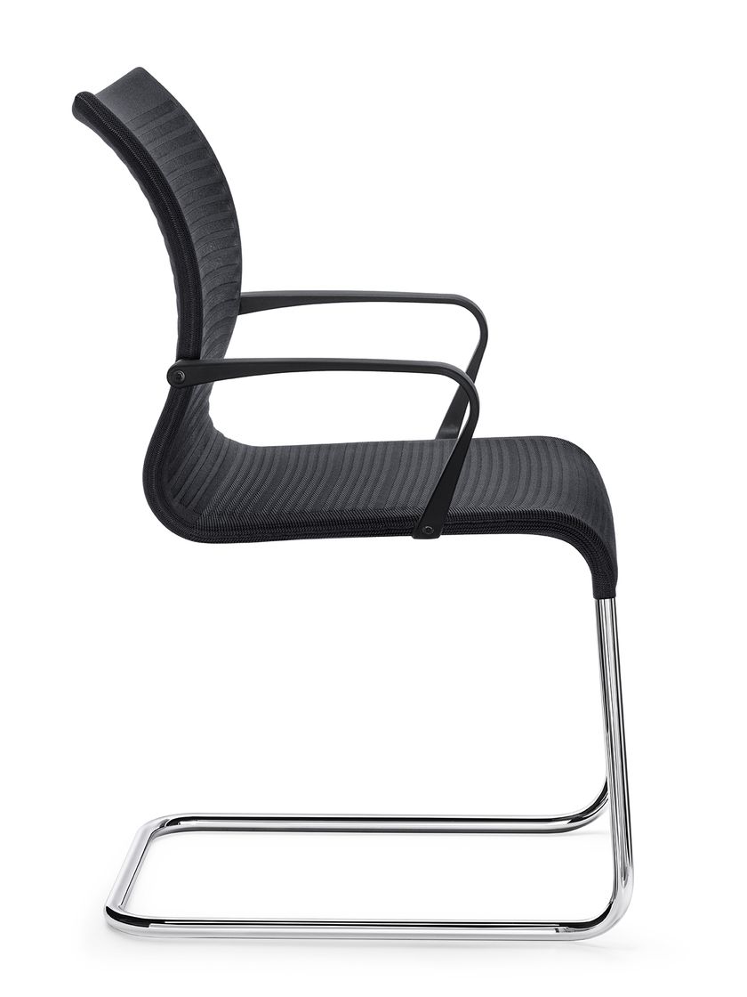 Stackable fabric training chair with armrests PIOS 5W50 By Interstuhl ...