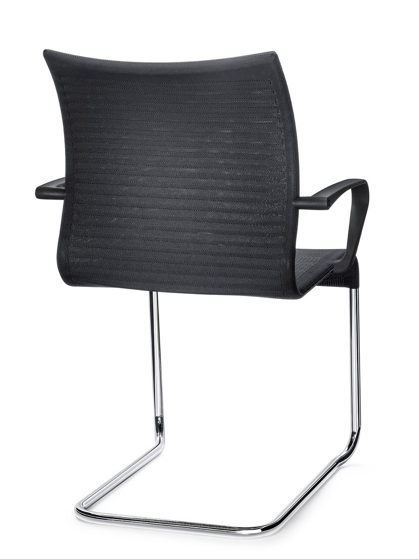 Stackable fabric training chair with armrests PIOS 5W50 By Interstuhl ...