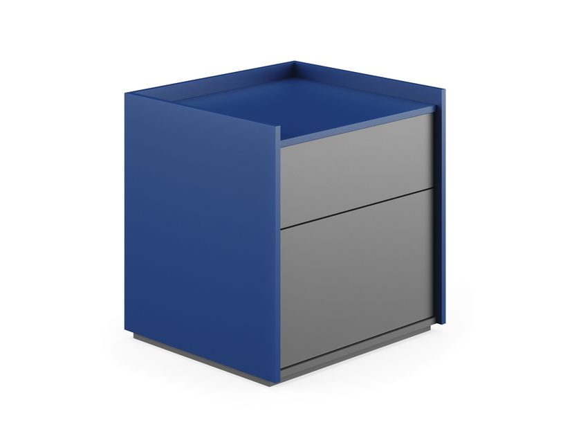 PIXI Rectangular chipboard bedside table with drawers By Liu Jo Living ...