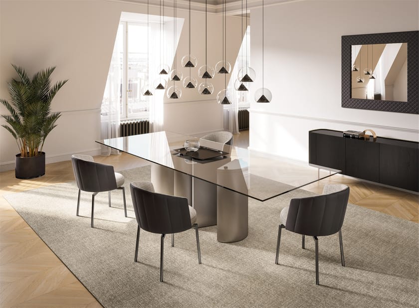 PLAI Rectangular crystal table By EFORMA | design Ollen Pal