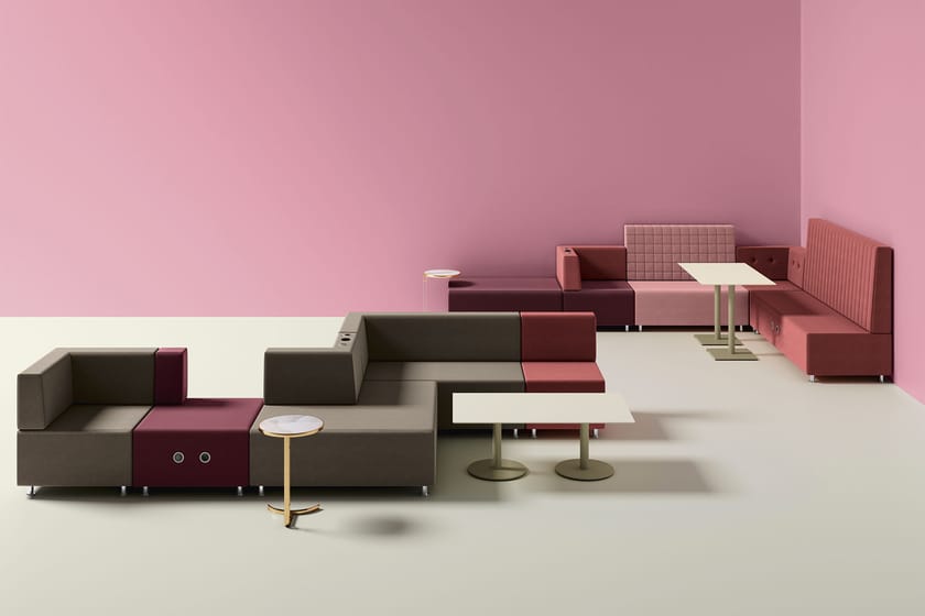 Modular fabric sofa with fire retardant padding PLUTO | Sectional sofa Pluto Collection By ...