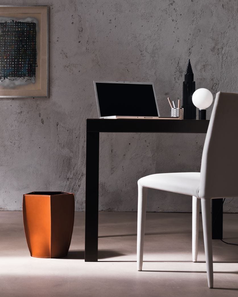 Gettacarte in cuoio rigenerato POLIGONO By LIMAC design FIRESTYLE