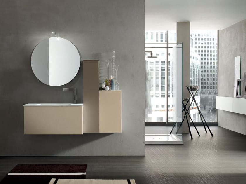 Sistema bagno componibile POLLOCK - COMPOSIZIONE 38 Collezione Pollock By Arcom