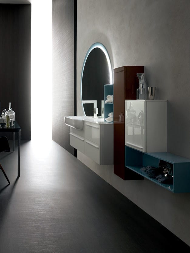 Sistema bagno componibile POLLOCK - COMPOSIZIONE 37 Collezione Pollock By Arcom